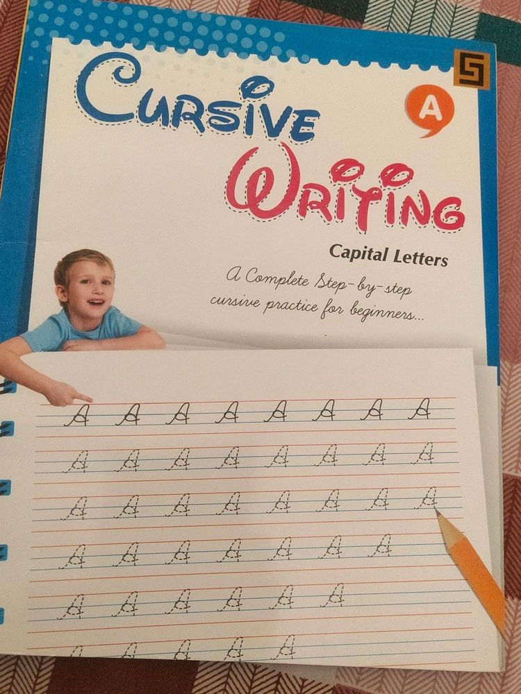 Books > Children's Books | Cursive Writing Book For Kids. | Freeup