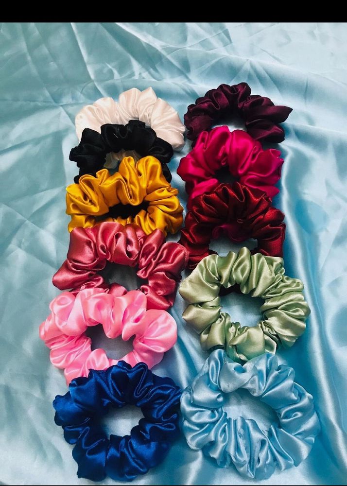 Women > Hair Accessories | Handmade Crunchy Rubber Bands | Freeup