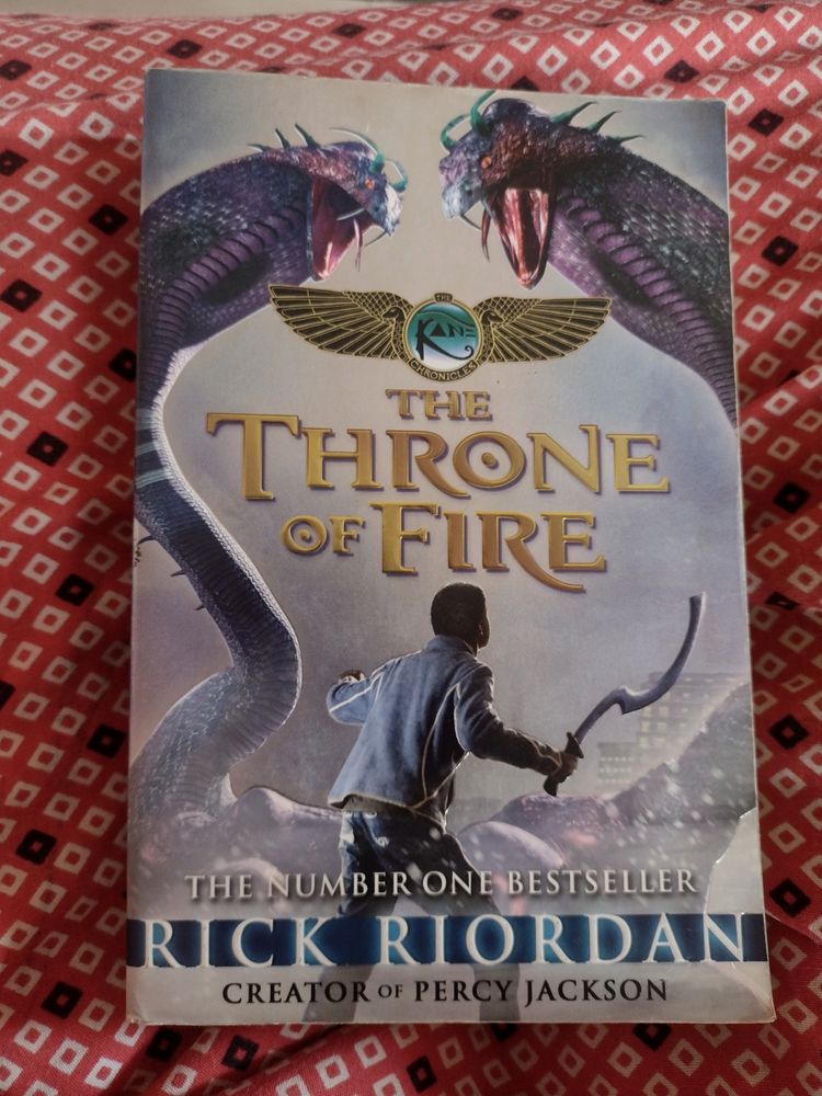 Books > Fiction | Rick Riordan -The Throne Of Fire | Freeup