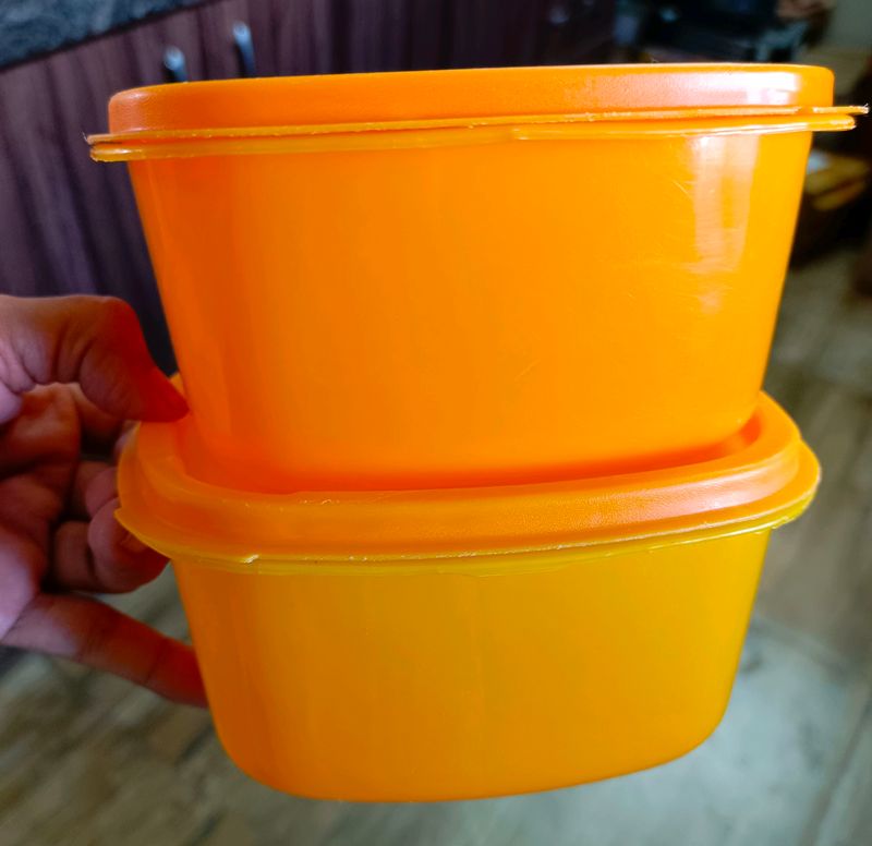 Home & Kitchen > Containers & Tiffins | Orange Storage Containers | Freeup