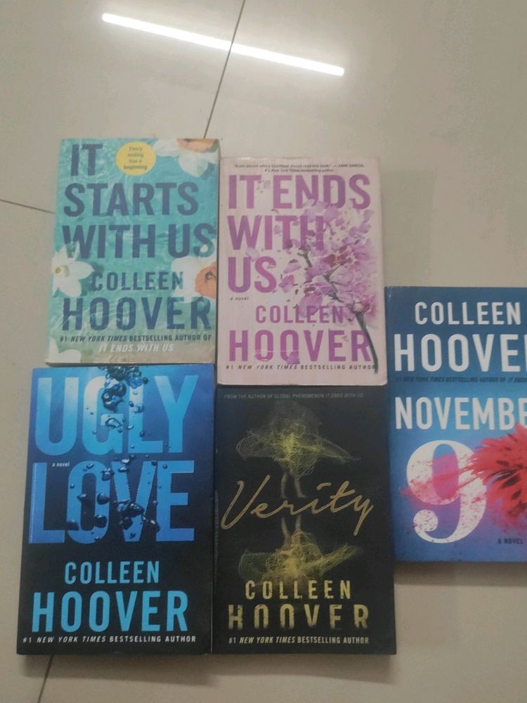 Books > Fiction | 5 Books Set Colleen Hoover | Freeup