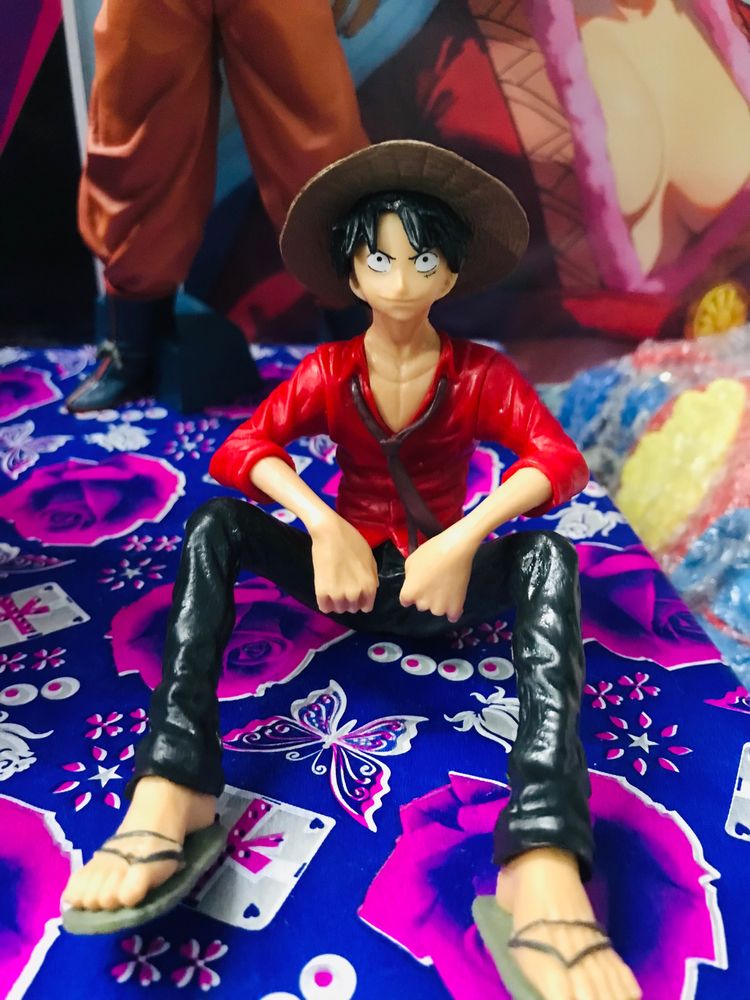 Collectibles | Sitting Luffy Action Figure 15 Cm | Freeup