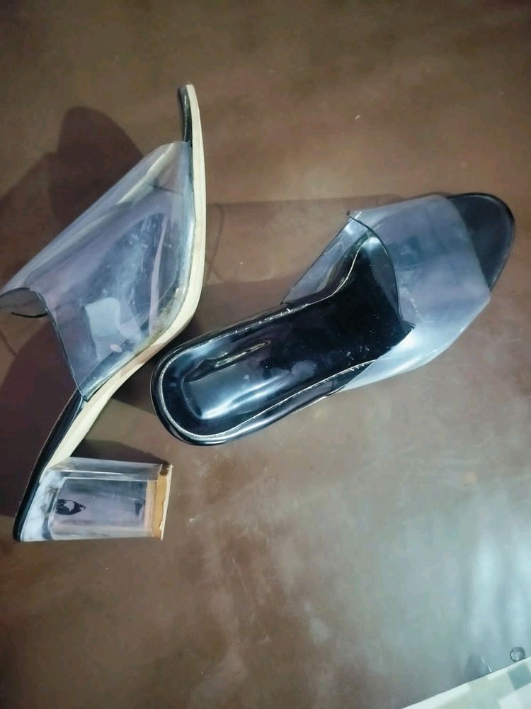 Women > Heels & Wedges | Transparent Wedge Heel | Freeup