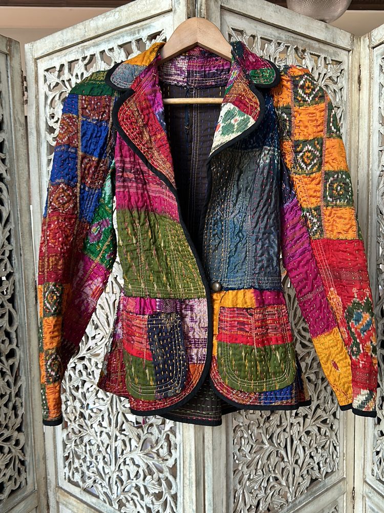 Women > Coats, Jackets & Sweats | WINTER SPECIAL Raw Silk Two Way ...