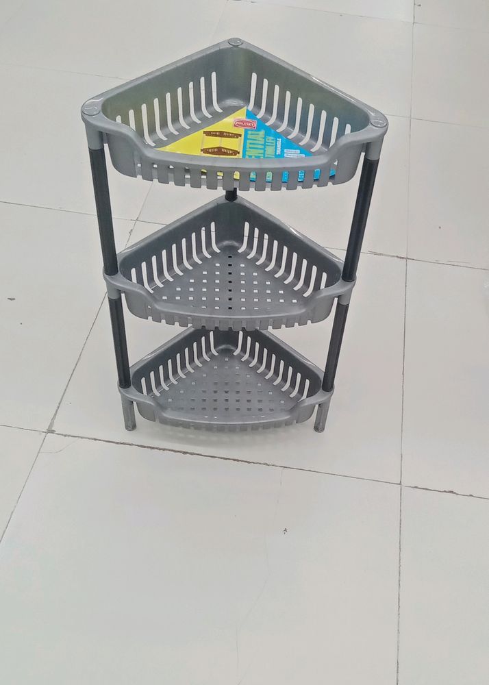 | Polyset 3 Tier Triangle Corner Trolley | Freeup