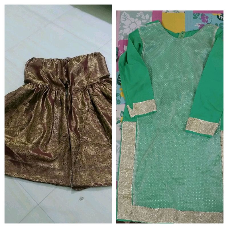 Women > Kurta Sets & Suits | Combo Sharara And Daily Wear Kutra | Freeup