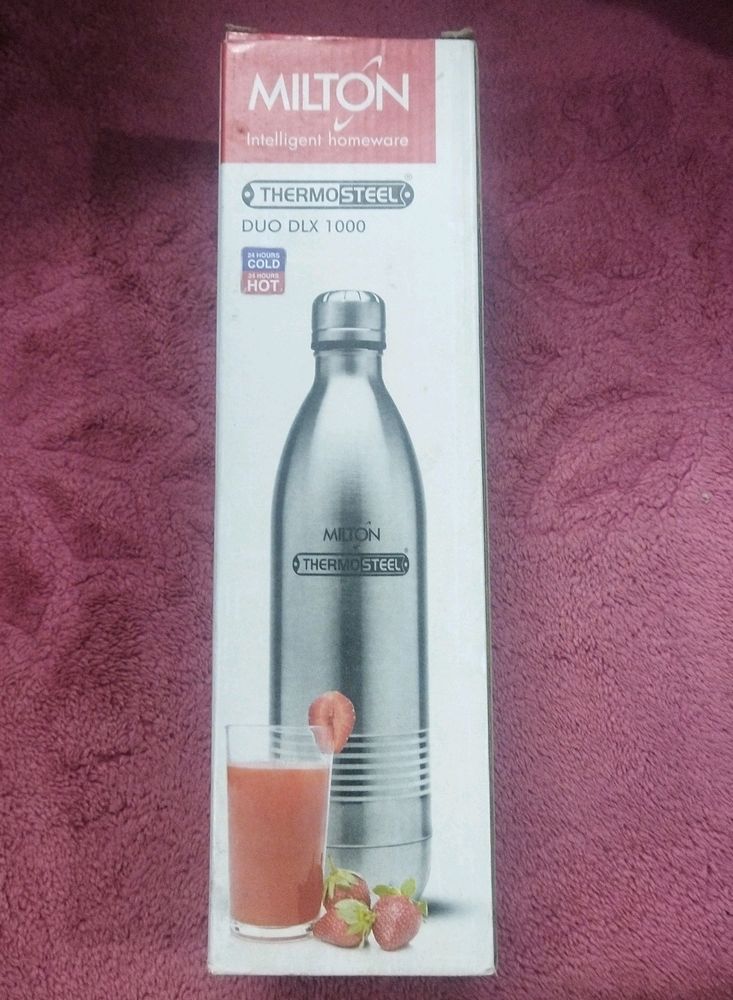 Home & Kitchen > Water Bottles | MILTON THERMOSTEEL 1L | Freeup