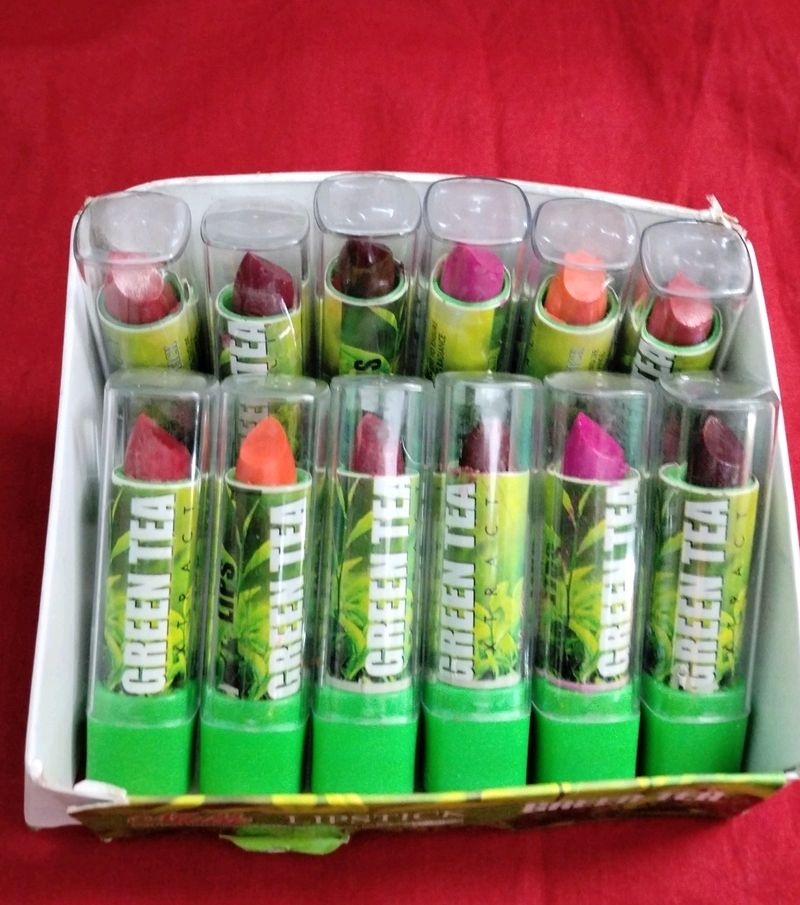 Beauty & Care > Lipsticks | Brand New 12 Piece Set Of Green tea Matte ...
