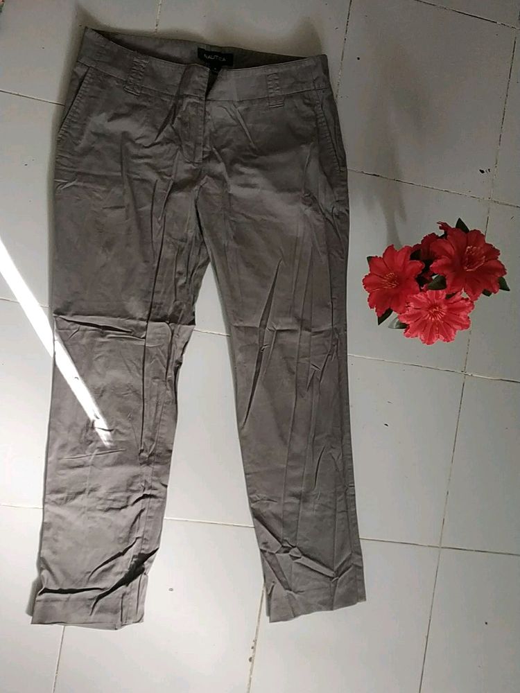 Women > Jeans & Pants | Formal Grey Pant | Freeup