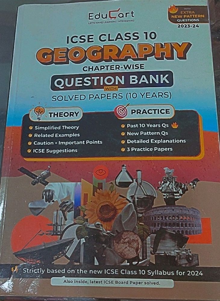 Books > Textbooks | ICSE Class 10 Geography Question Bank | Freeup