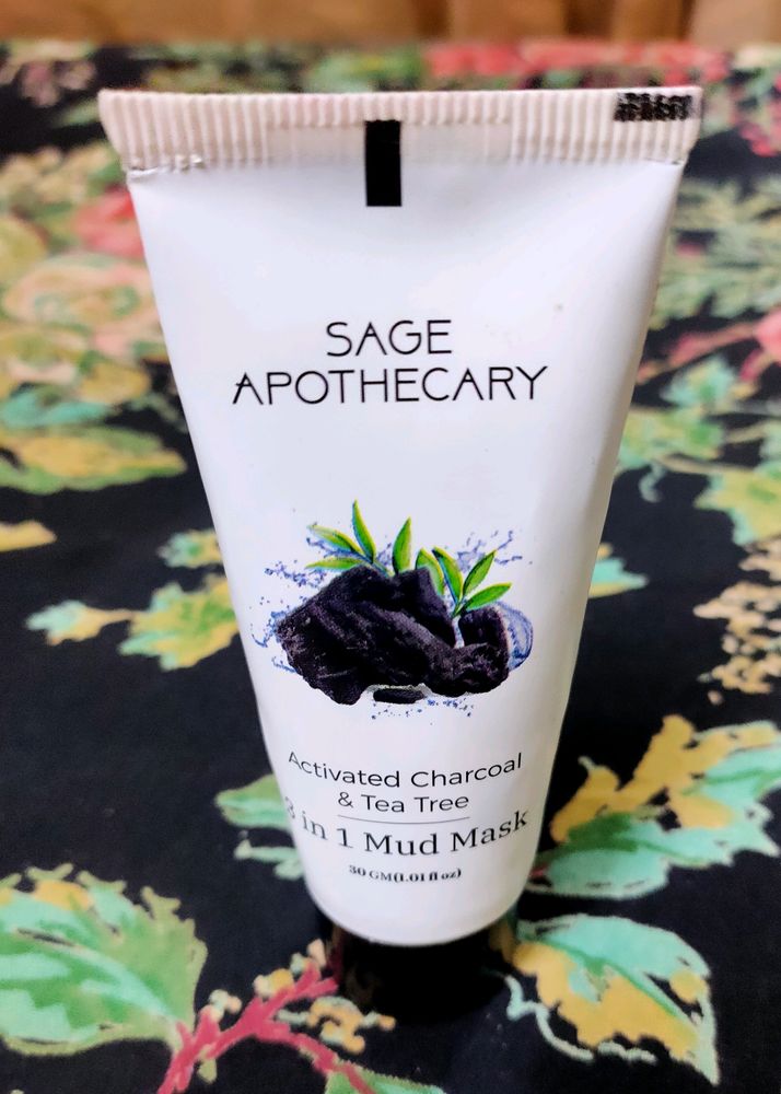 Beauty & Care > Masks & Peels | Sage Apothecary Charcoal And Tea Tree Mud Mask | Freeup