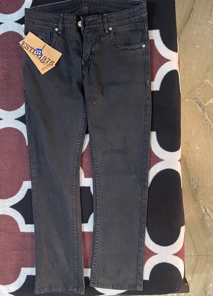 | Jack N Jones Black Denim Jeans For Men | Freeup