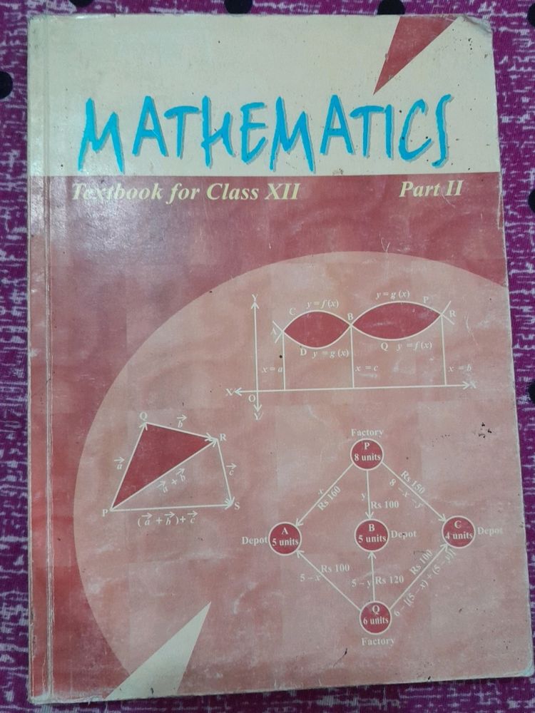 Books > Textbooks | NCERT Mathmatics Textbook For Class 12th (Part 2) | Freeup