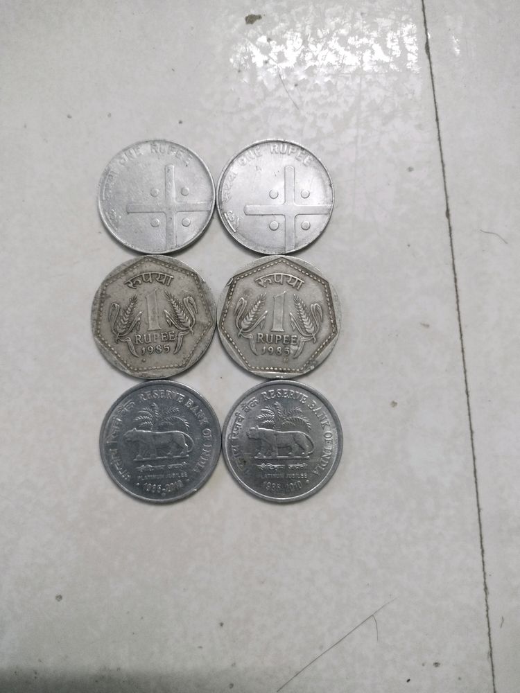 Collectibles | Different Type Of 1 Rupee Coin | Freeup