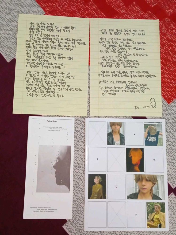 Home & Kitchen > Showpieces & Idols | Bts V Layover Photobook Set | Freeup