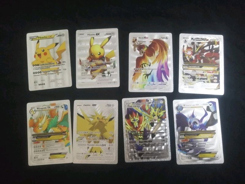 Gaming Consoles & Accessories | Pokemon Silver Edition Cards Set Of 8 ...