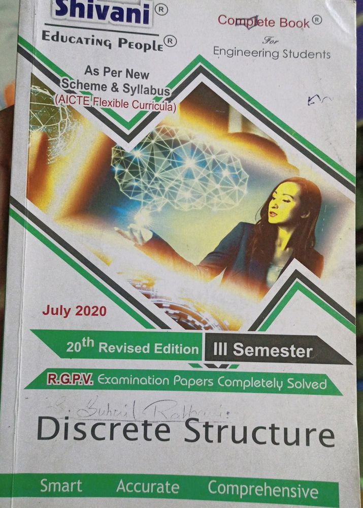 Books > Textbooks | Discrete Structure 3rd Sem Rgpv Shivani | Freeup