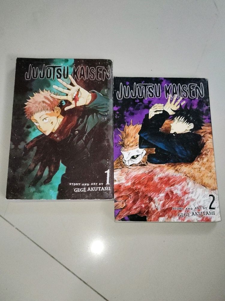Books > Fiction | Jujutsu Kaisen Volume 1 And 2 Manga | Freeup