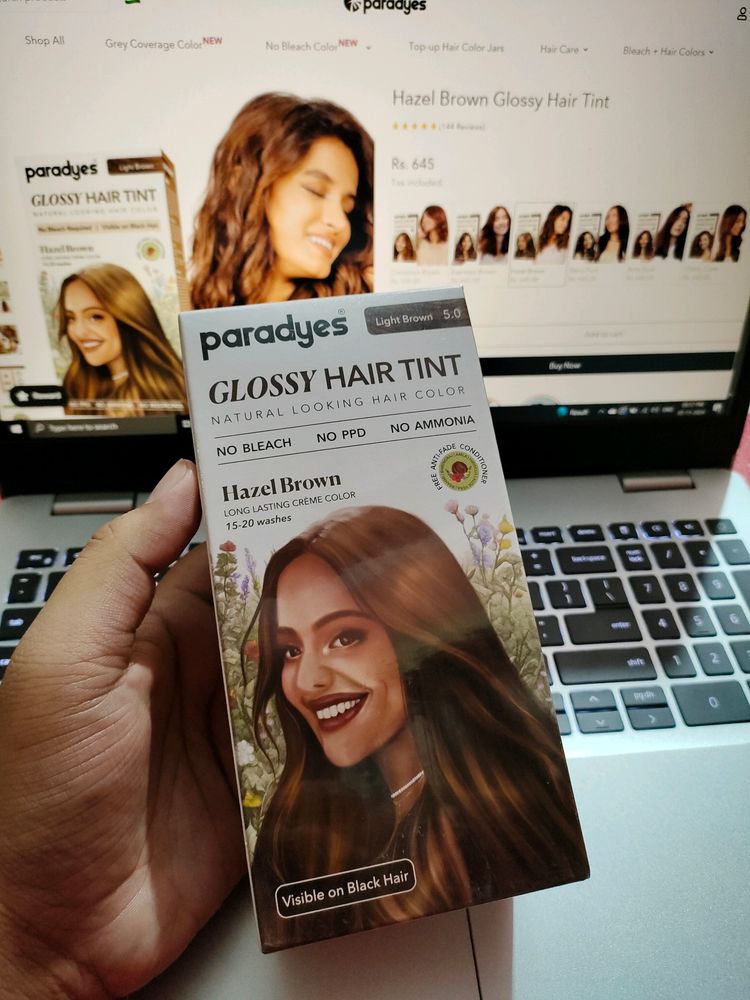 Beauty & Care > Hair Colour | PARADYES Hazel Brown Hair Tint (Seal ...