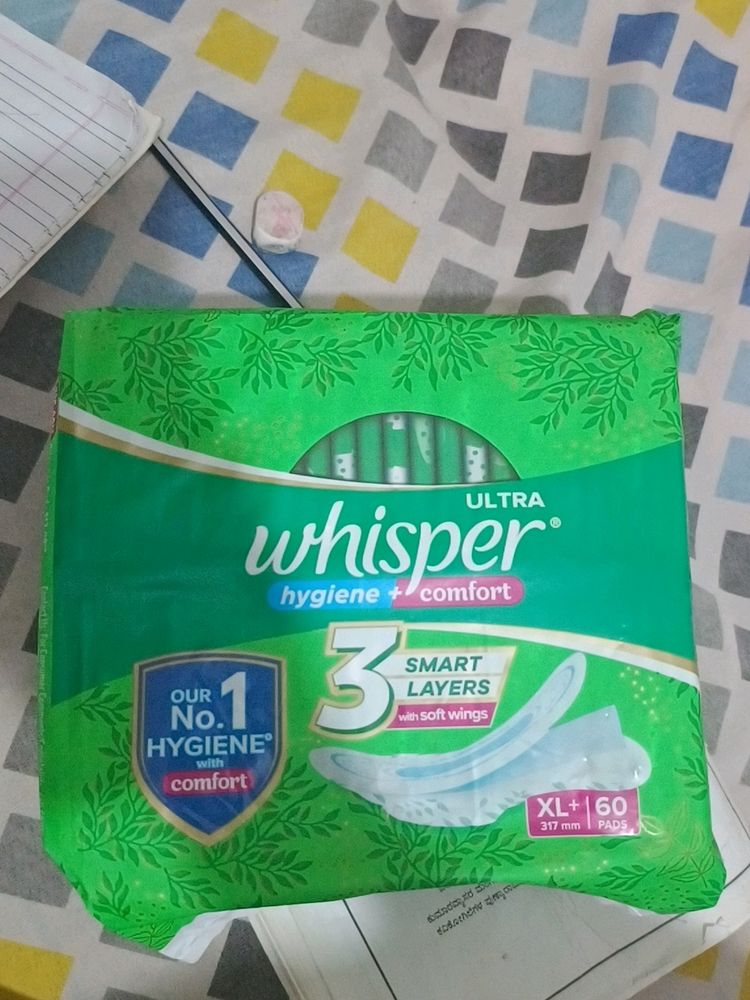Beauty & Care > Period Care | Whisper Ultra Hygiene - 60 Pads | Freeup