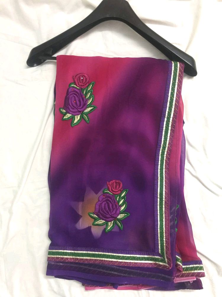 Women > Sarees | Two Colour Saree | Freeup