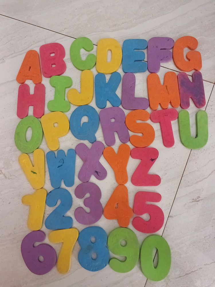 Baby & Kids > Toys & Games | Foam Alphabets And Numbers | Freeup