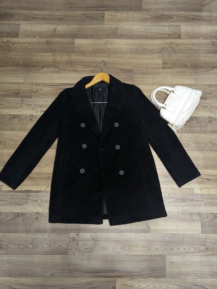 Women > Blazers | Black Korean Coat | Freeup