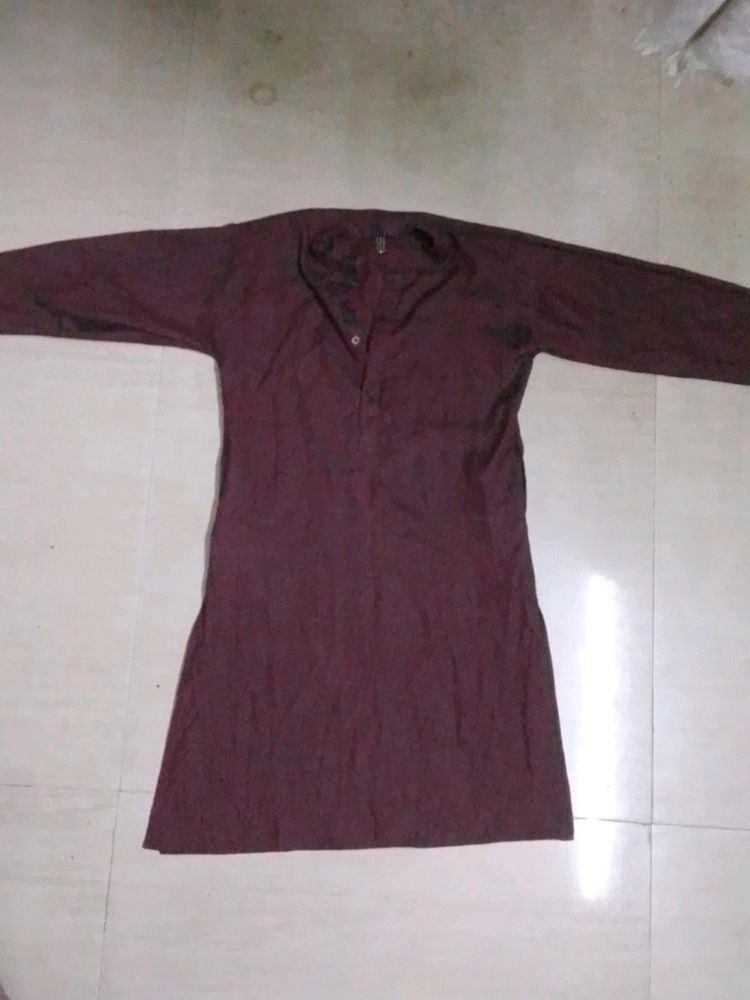 Baby & Kids > Boys Clothing | Maroon Colour Boys Kurtha | Freeup