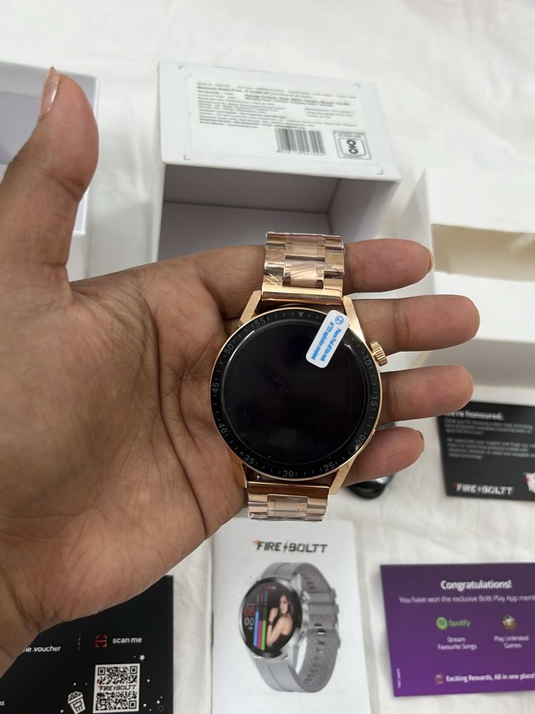 Men > Watches | FireBoltt Smart Watch Metal Edition | Freeup