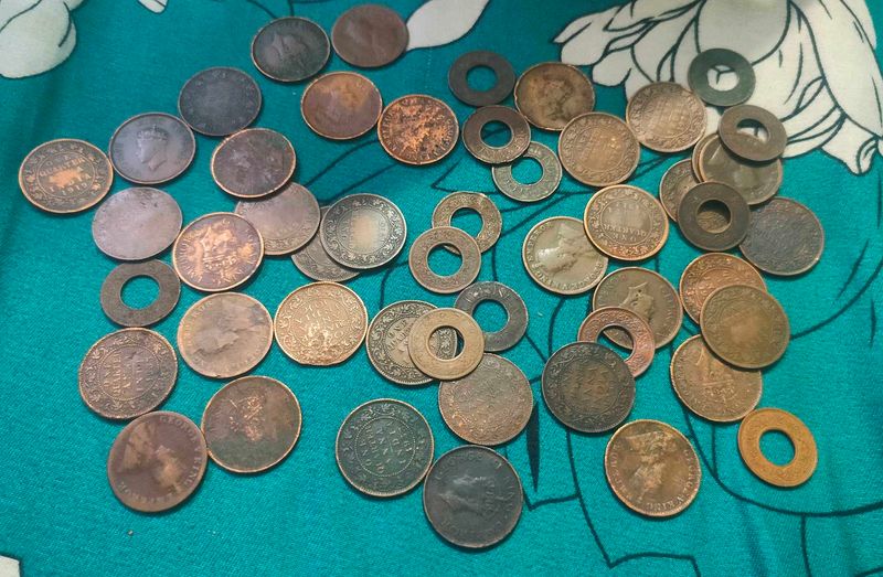 Home & Kitchen > Pooja Needs | 50 British Indian Average condition coin ...