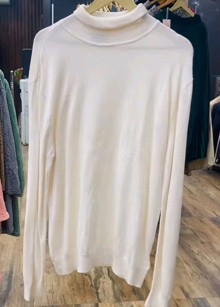 Women > Sweaters & Knits | Male & Female High Nack Inner Sweater | Freeup