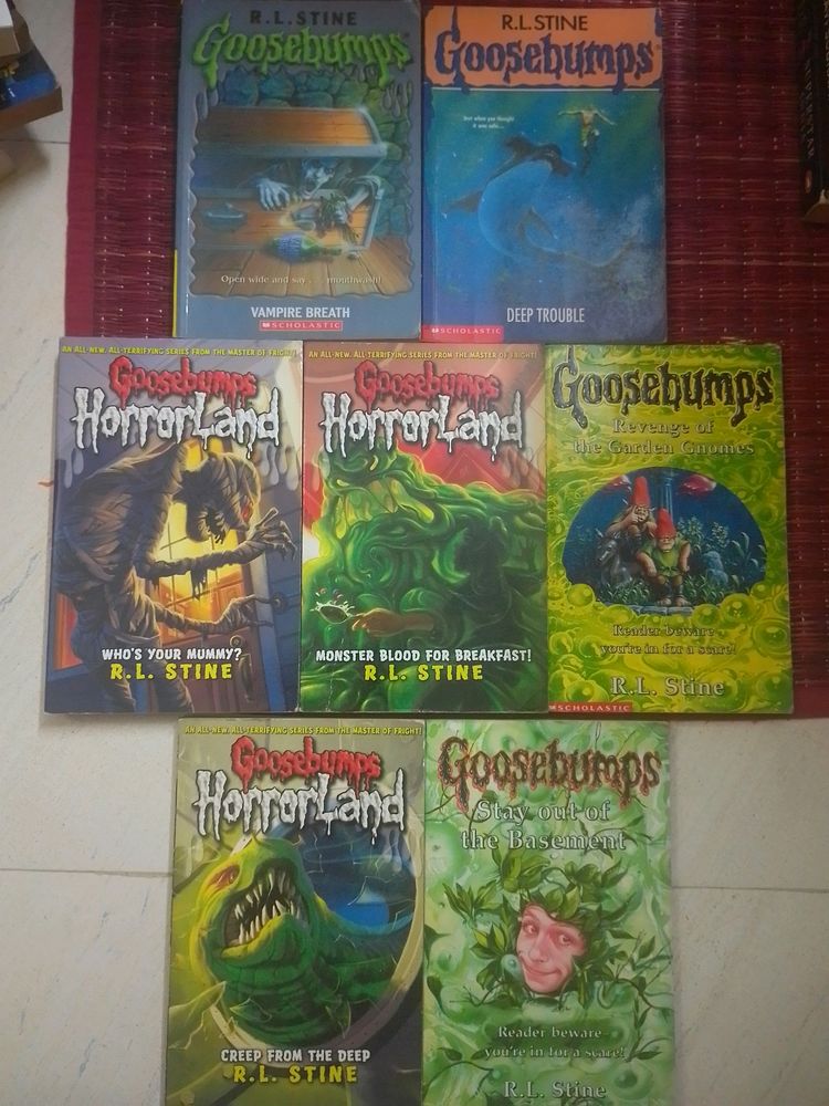 Books > Children's Books | Goosebumps RL Stine 7 Books | Freeup