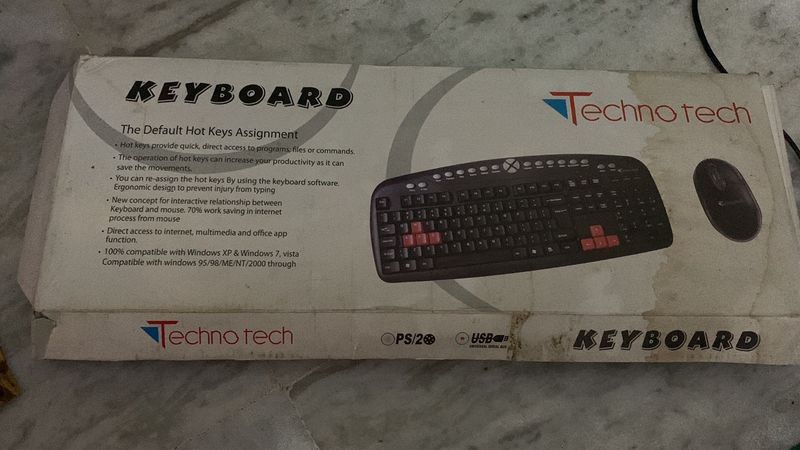 Gadgets > Computers & Laptops | Techno Tech Keyboard With Mouse | Freeup