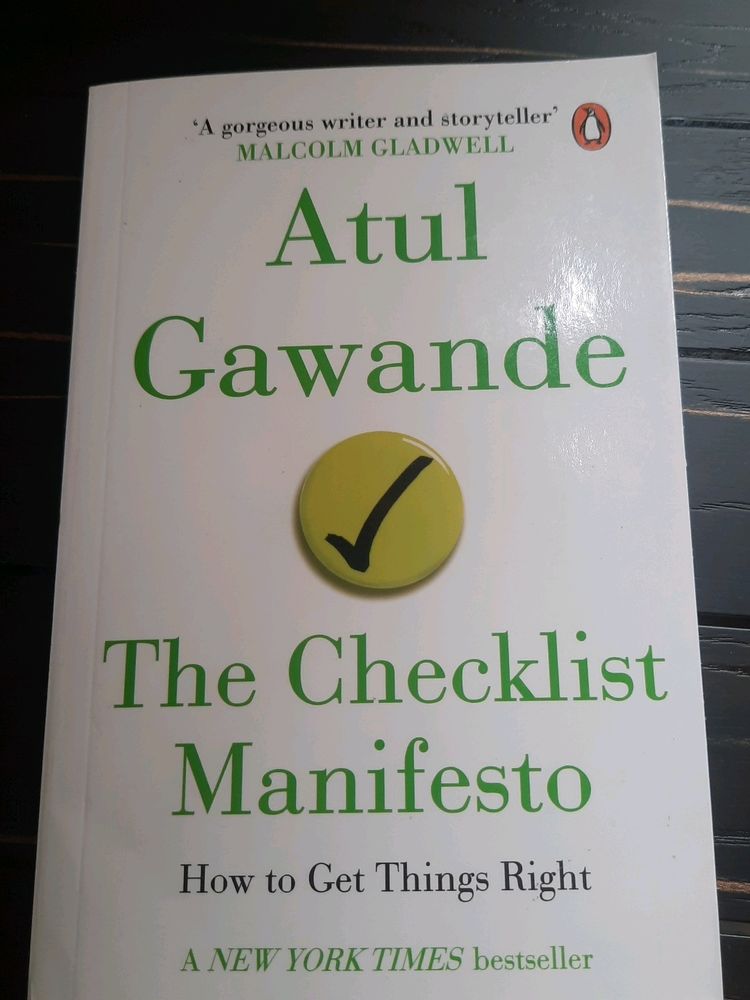 Books > Textbooks | The Checklist Manifesto by Atul Gawande | Freeup