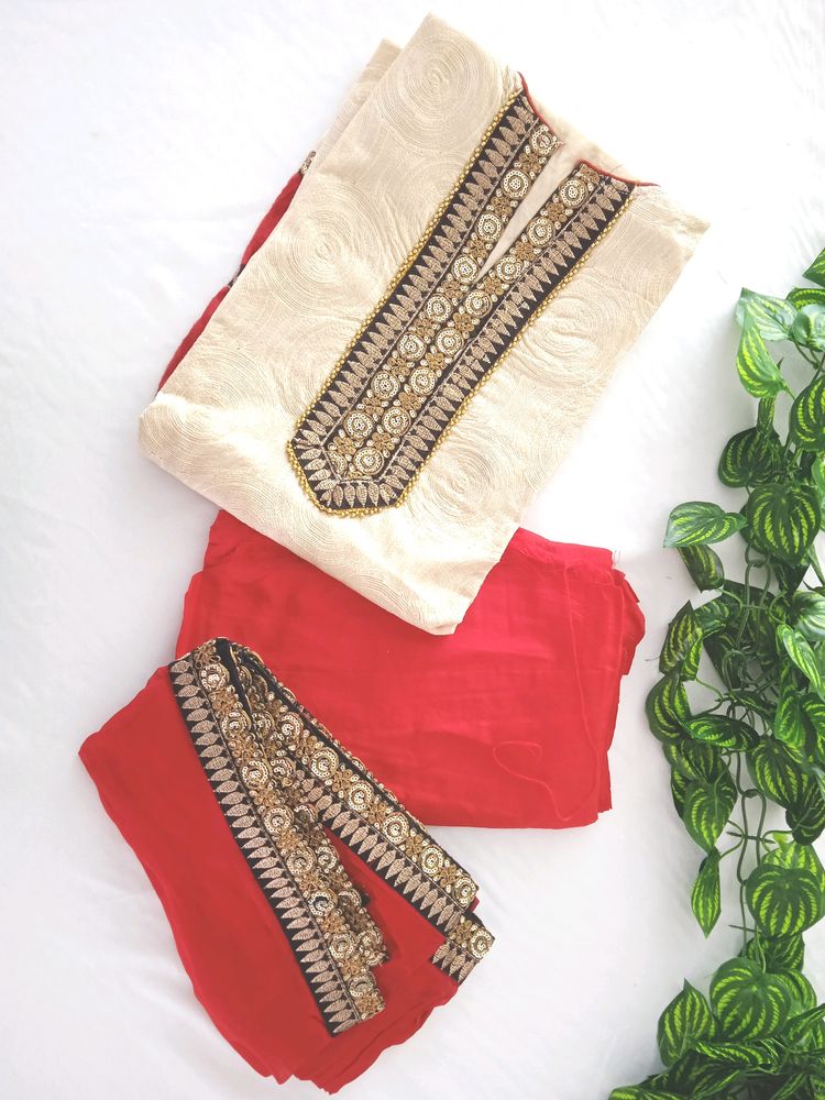 Women > Dress Material | Semi-Stitched Dress Material (Women) | Freeup