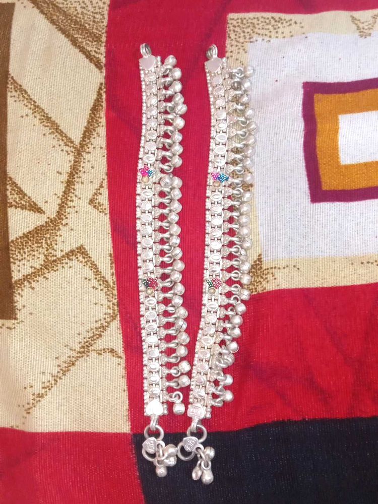 Women > Anklets & Nosepins | Kids Pure Silver Payal | Freeup