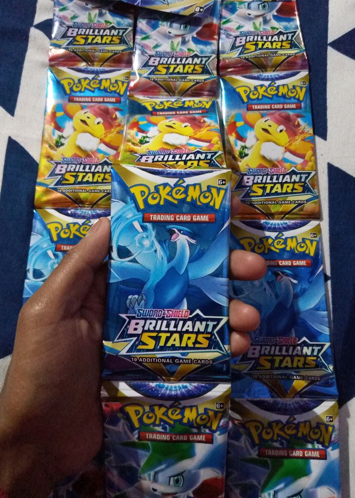 Baby & Kids > Toys & Games | 12 Packet 96 Pokemon V Cards Brilliant ...