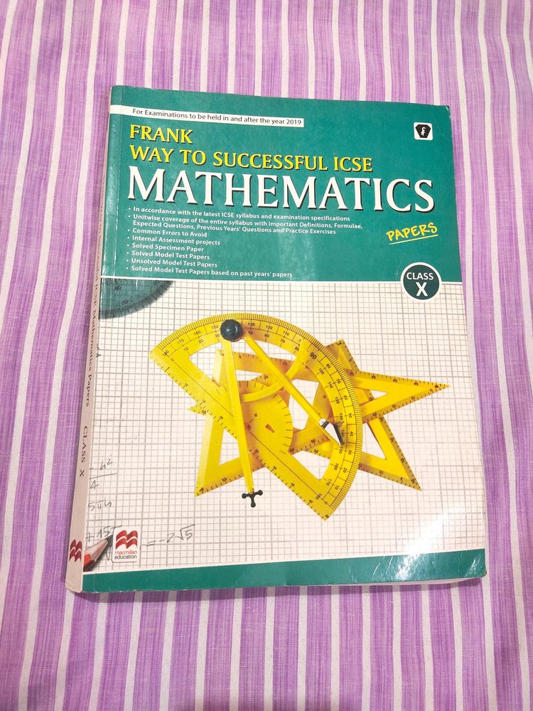 Books > Textbooks | ICSE Frank Mathematics Papers | Freeup