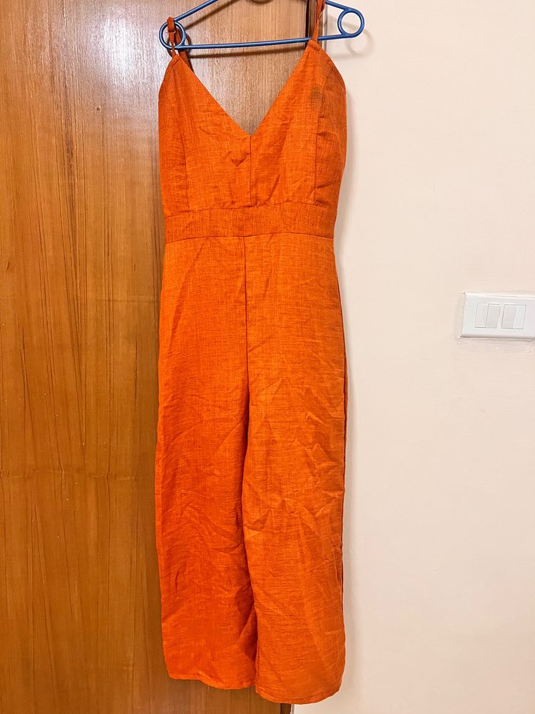 Women > Jumpsuits & Co-ords | Lovely Rust Jumpsuit | Freeup