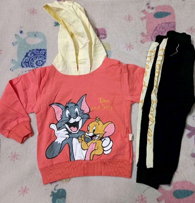Baby & Kids > Girls Clothing | Kids Tom And Jerry Clothes Set | Freeup