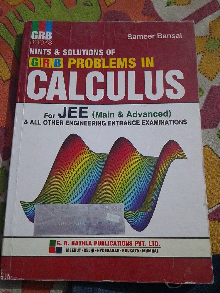 Books > Textbooks | GRB Books Problem In Calculus | Freeup