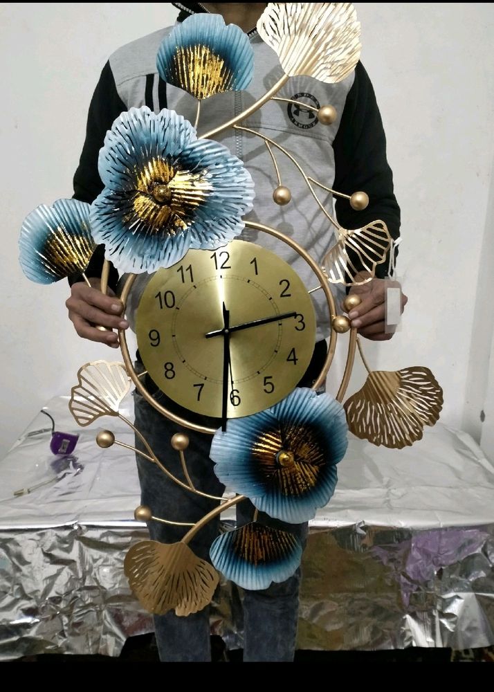 Home & Kitchen > Wall Decor & Clocks | Combo Of Wall Art Clock And Tank ...