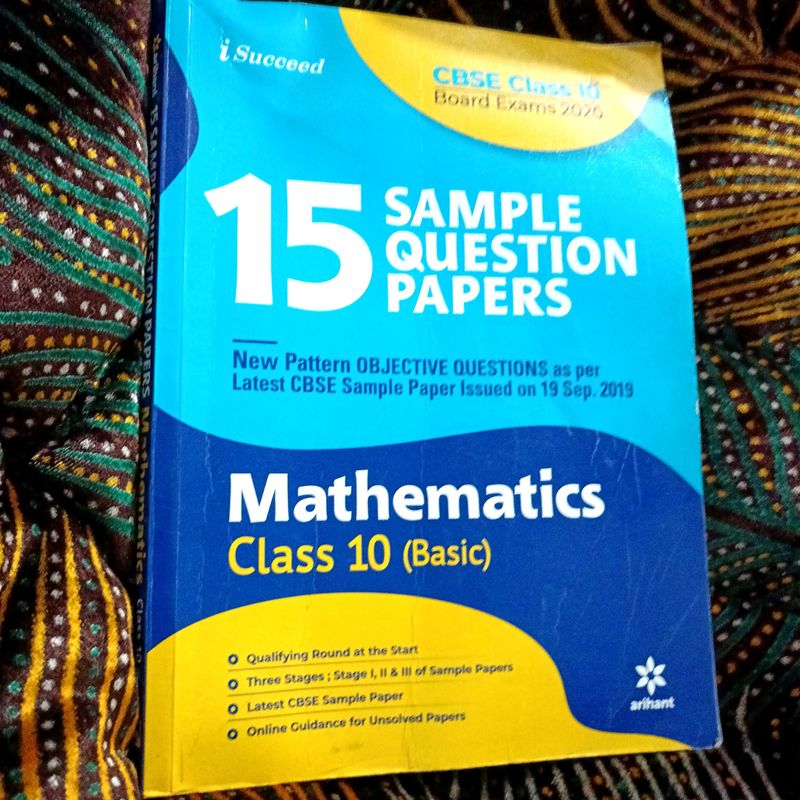 Books > Textbooks | 15 Sample Questions Paper Of math Basic Cbse | Freeup