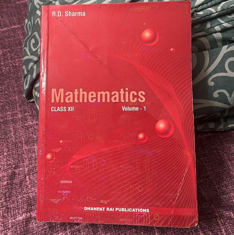Books > Textbooks | RD Sharma Mathematics Class 12, Volume 1 | Freeup