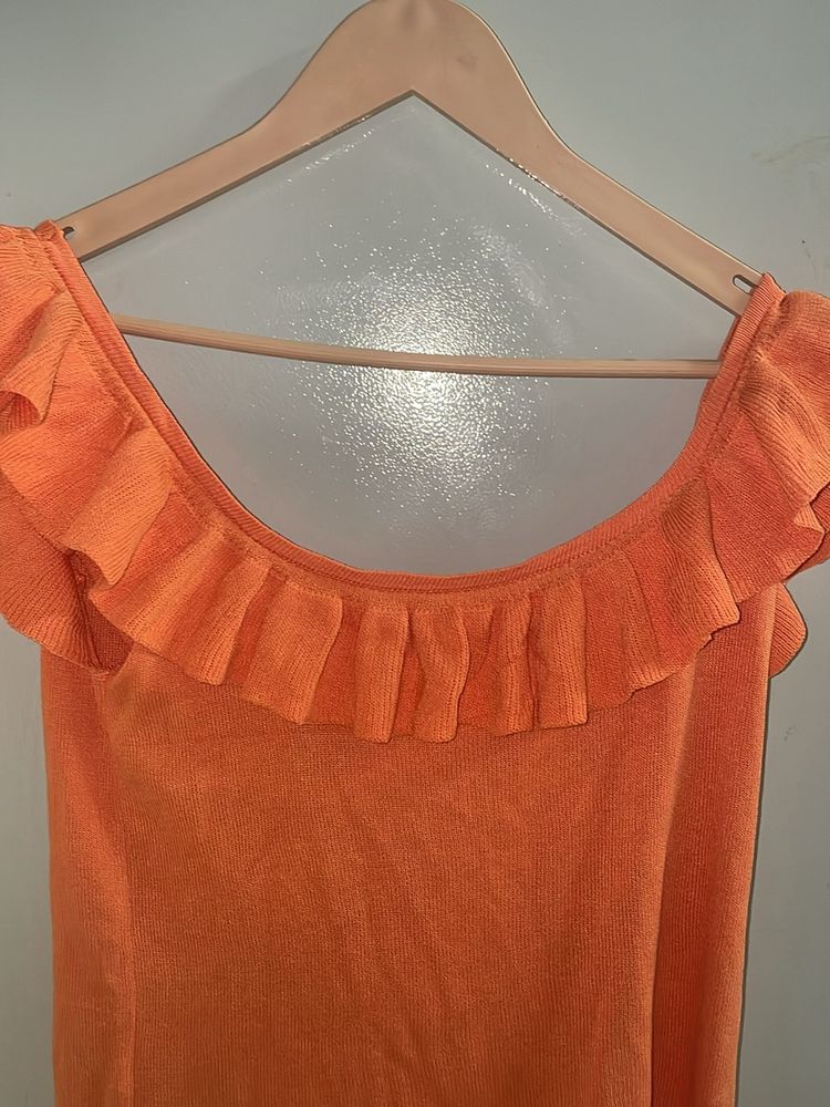 Women > Tops & Tunics | Off Shoulder Frill Top | Freeup