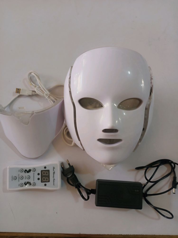 | LED Face Mask Light Therapy - 7 Color Skin Rejuven | Freeup