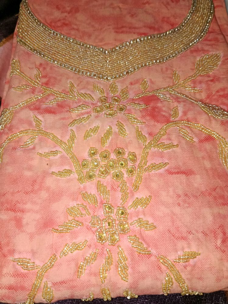 Women > Dress Material | nack work cotton fabric | Freeup