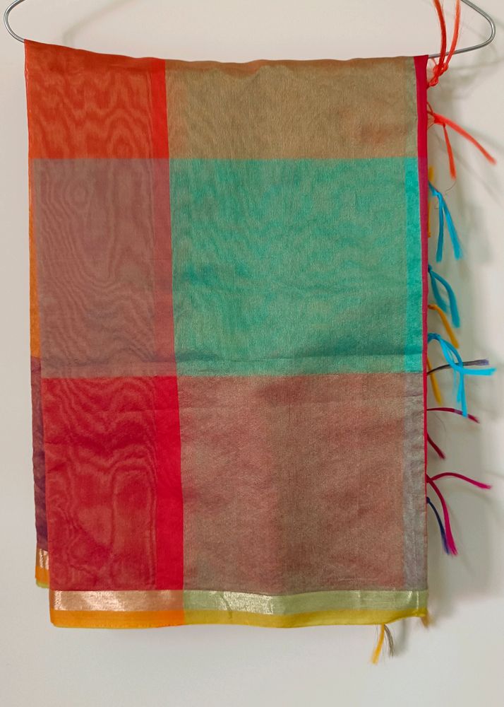 Women > Dupattas | Beautiful Multi Color Dupatta With Tassels. All New ...