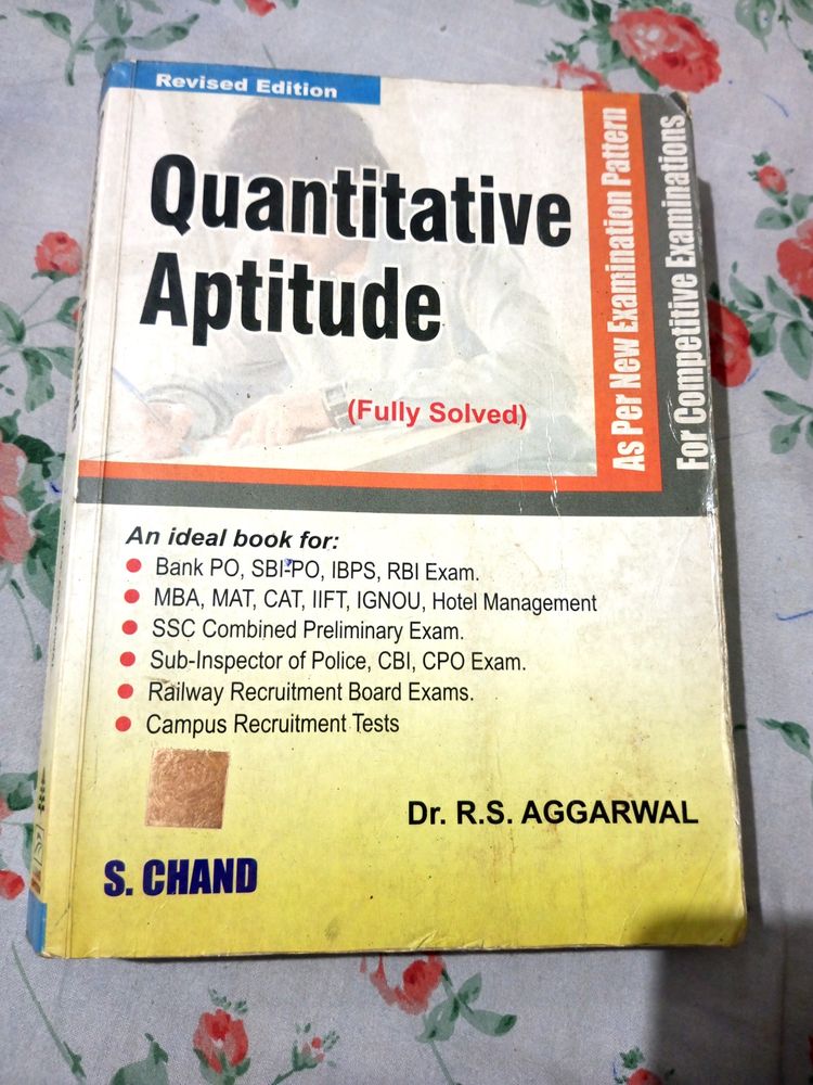 Books > Textbooks | Quantitative Aptitude(fully Solved) | Freeup