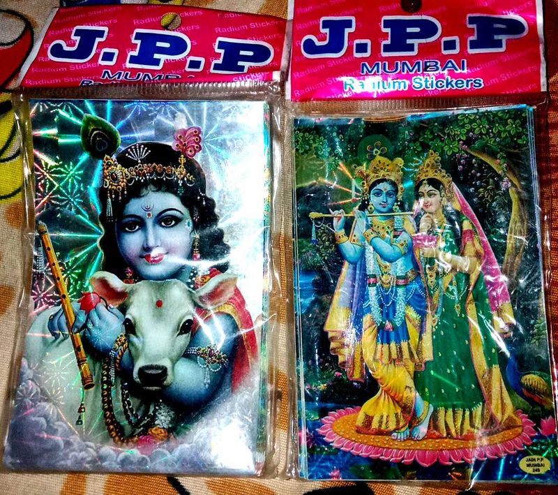 Baby & Kids > Toys & Games | 20 Stickers Radha Krishna | Freeup